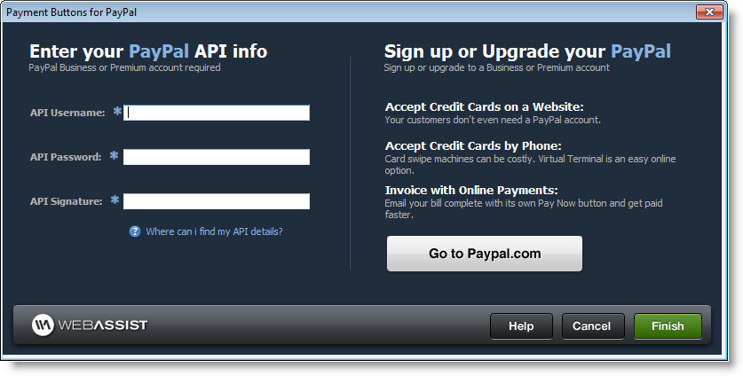 WebAssist Help System