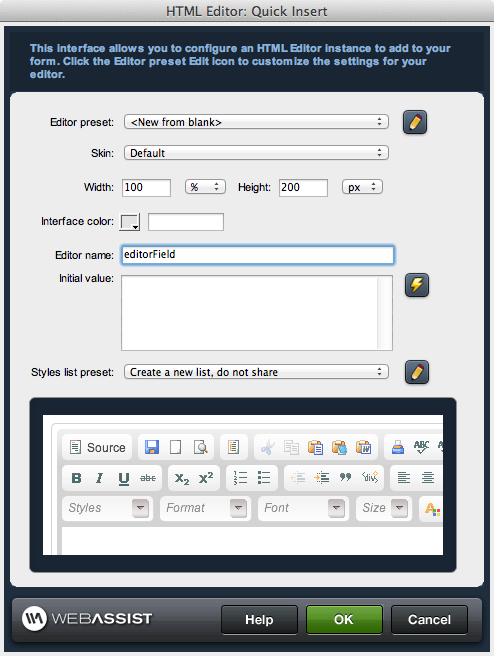 WebAssist Help System
